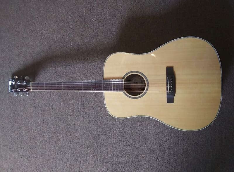 Solid spruce top Guitar rosewood back and sides | Reverb