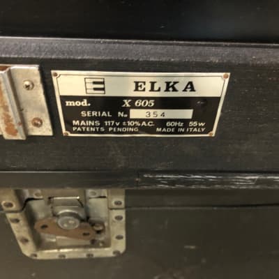 Vintage Elka X605 Organ/Keyboard Made in Italy Great Working | Reverb