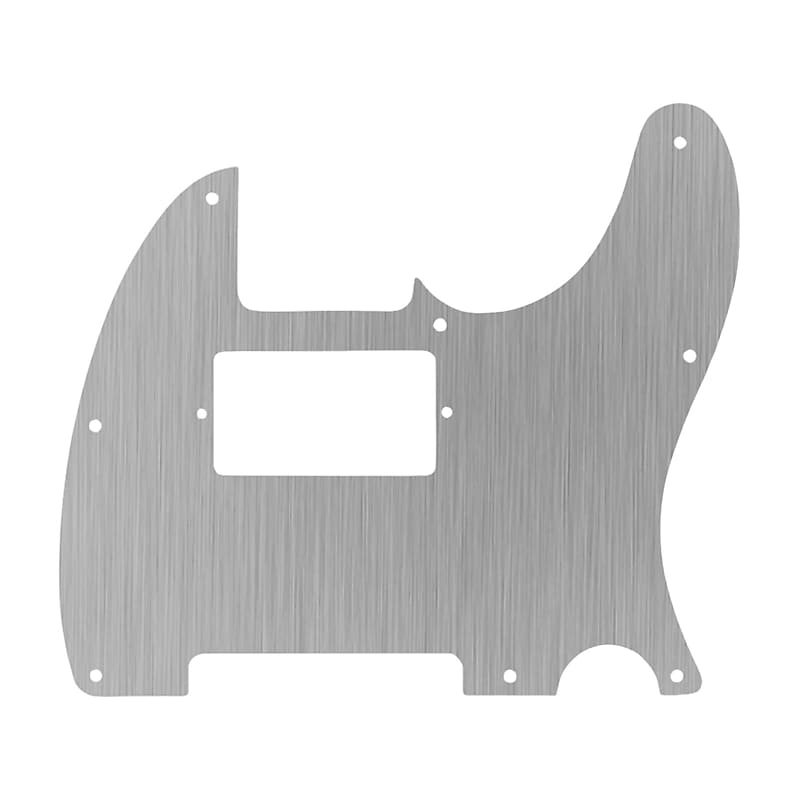 8-Hole Humbucker Telecaster Pickguard - Aluminum | Reverb UK