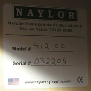 Naylor 412CC 4 x 12 Boutique Purple Tolex Electric Guitar | Reverb