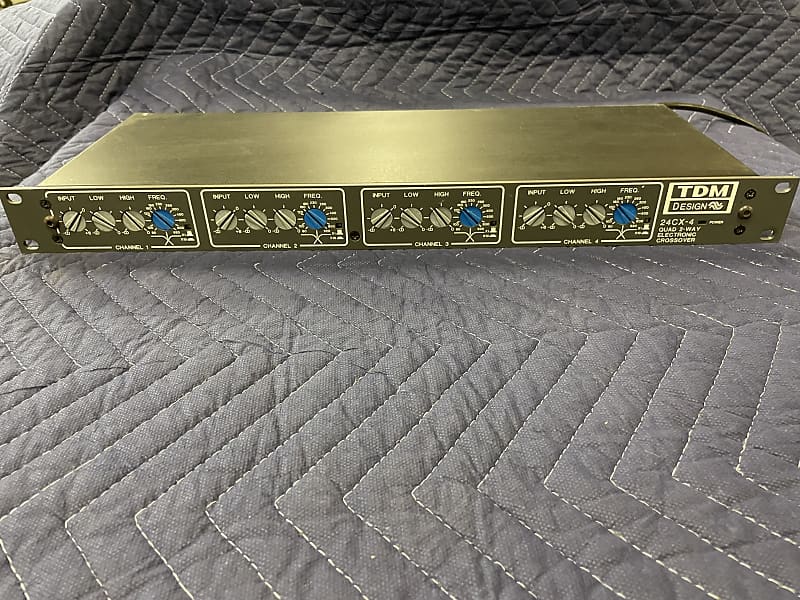TDM 24CX-4 Quad 2-Way Electronic Crossover | Reverb