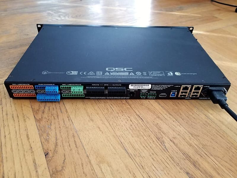 QSC Q-SYS CORE 110F USB/FLEX CHANNELS I/O; UCI LICENSE | Reverb