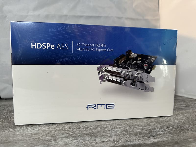 RME HDSPe AES PCIe Digital Audio Interface Card | Reverb UK