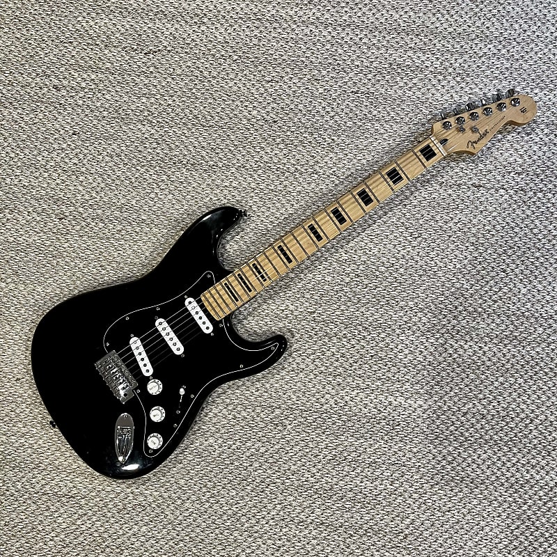 Partscaster Stratocaster - Black finish - with Bare Knuckle | Reverb