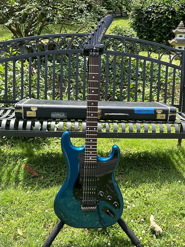 Kramer Pacer Deluxe 1985 Blue | Reverb