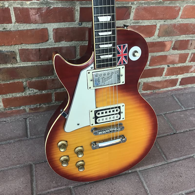 DEMO VIDEO! RARE 1970's LEFTY Greco "UNION JACK Burst" + | Reverb