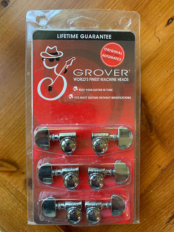 Grover 3x3 chrome Rotomatic tuners | Reverb