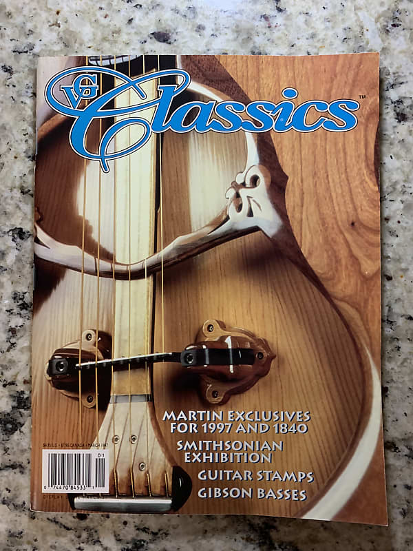 VG Classics Magazine 1997 Gretsch 6119 Martin Gibson EB-0 | Reverb