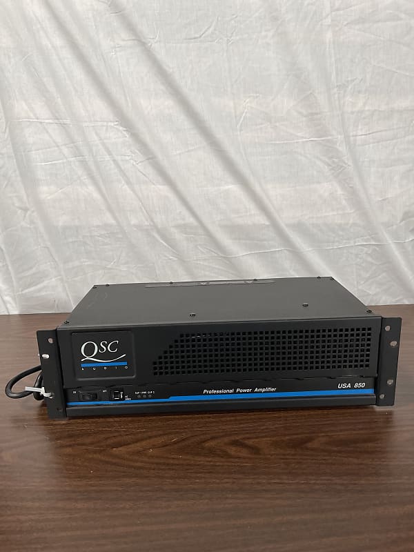 QSC Model USA 850 Professional Power Amplifier | Reverb