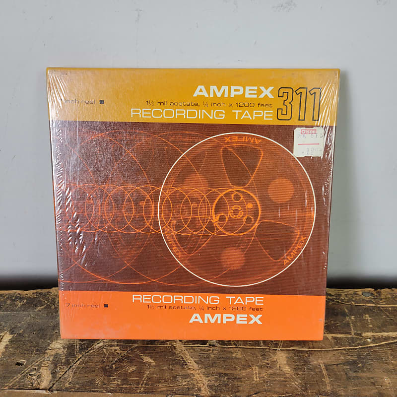 Ampex 311 1/4" x 7" Recording Tape Factory Sealed NOS | Reverb