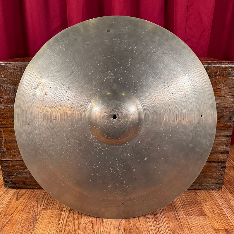 24" Roxy 1960s Jazz Ride Cymbal w/ Rivets 2760g Made in | Reverb