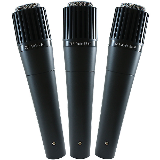 GLS Audio 3-Pack ES-57 ES57 SM57 Professional Microphone Mic | Reverb