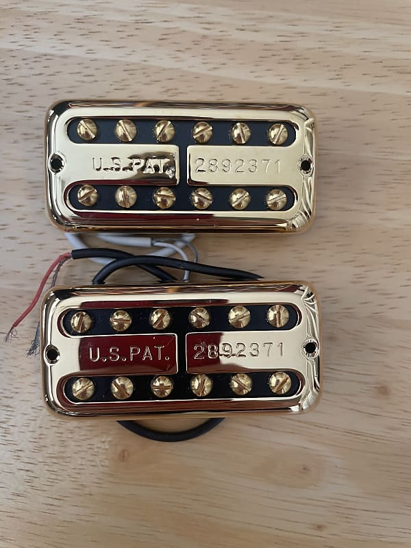 Gretsch Filtertron Pickups Set - Gold | Reverb