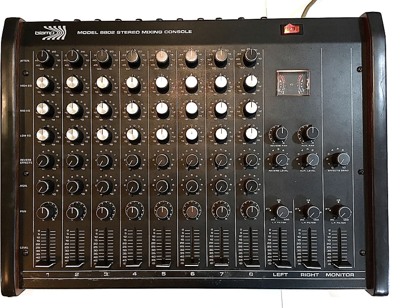 Biamp Analog 8 Channel Powered Mixer 8802 | Reverb