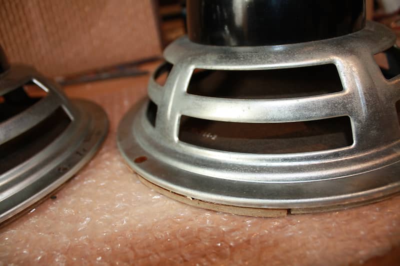 1940's General Electric 10" Speaker Pair, Original 8 Ohm | Reverb