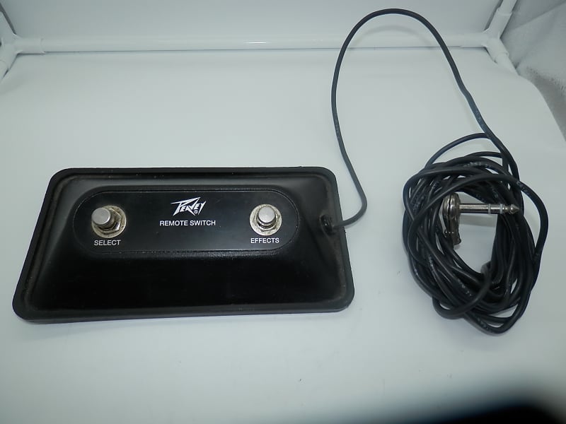 Peavey Remote Switch 2-button amplifier footswitch used | Reverb