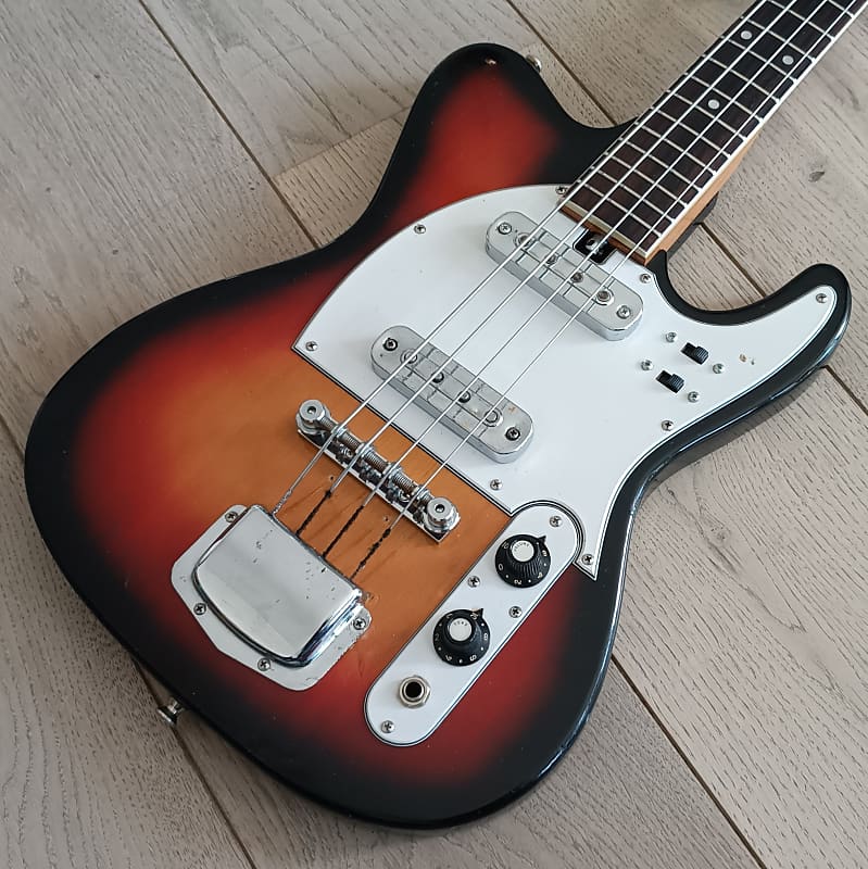 Jedson Tele Bass Picolo early 70s Sunburst | Reverb