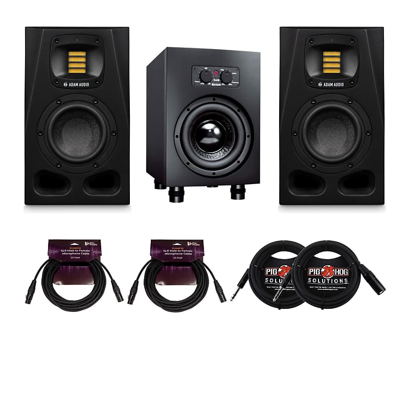 ADAM Audio A4V 2 Way Studio Monitor (Pair) with Subwoofer and | Reverb