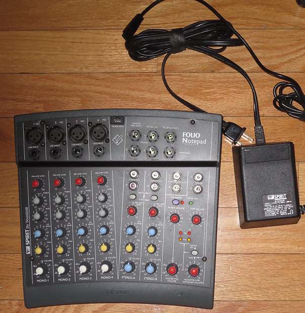 Soundcraft Spirit Folio Notepad - 6 channel project mixer w/ | Reverb