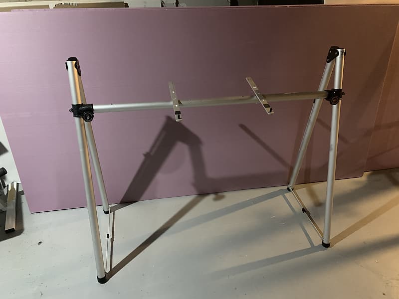 Ultimate Support Keyboard Stand (Single Tier) 80's Silver | Reverb