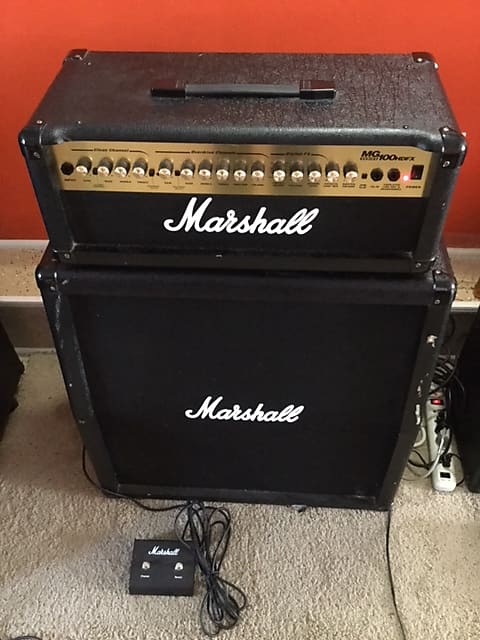 Marshall MG100HDFX 100-Watt Guitar Amp Head w/ Digital | Reverb