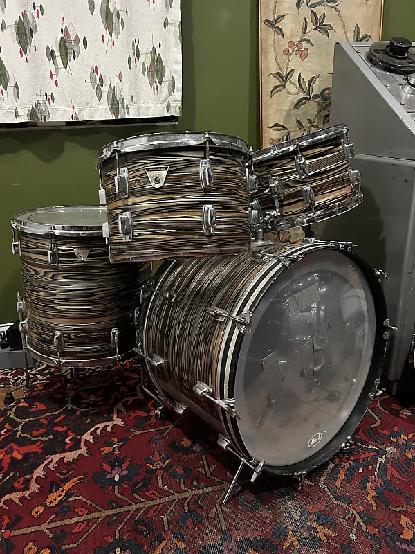 1970s Ludwig Standard 22/16/13/12 vintage drums | Reverb