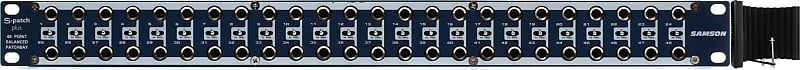 Samson S-Patch Plus 48-point Balanced Patchbay Bundle with sE | Reverb