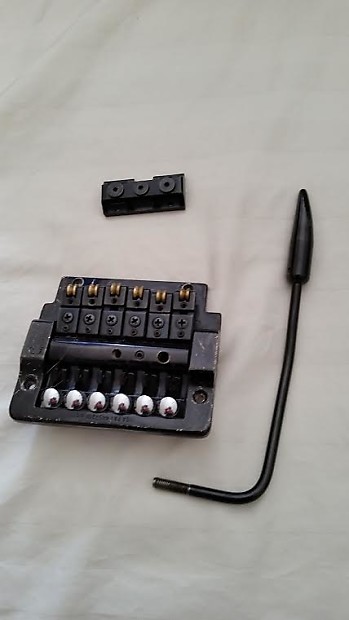 Kahler 2300 Series Tremolo bridge (1980s) with arm and string | Reverb