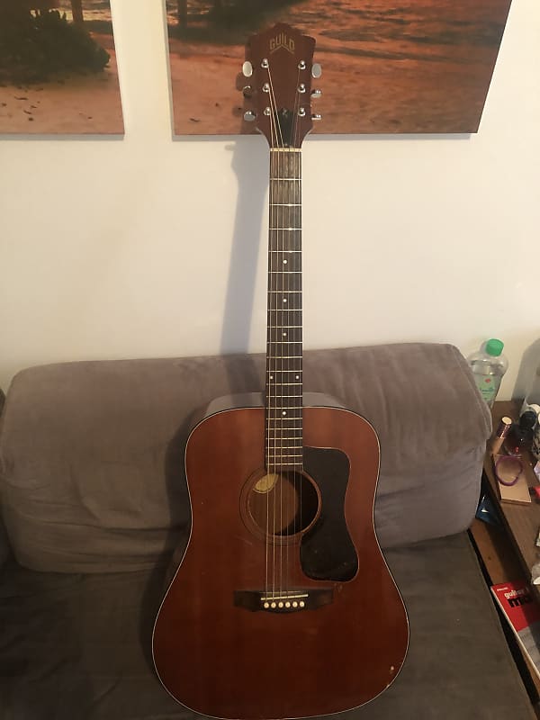 Guild D25M Natural 1974 | Reverb