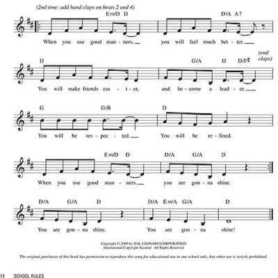 School Rules - Manners and Classroom Procedure Songs | Reverb