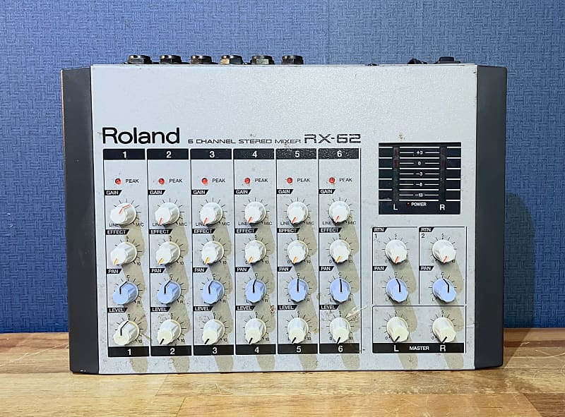 Roland RX-62 Vintage 6-channel Stereo Mixer Grey | Reverb Australia