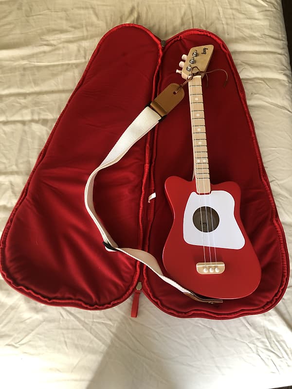 Loog Mini acoustic 2021 Red + gig bag | Reverb