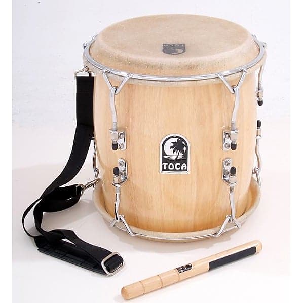 Toca Pro Wood Tambora w/Strap & Beater | Reverb