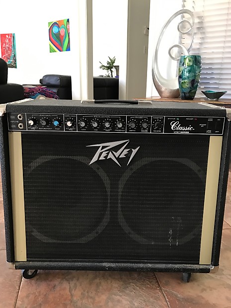 Peavey Vintage Classic VTX Series 2x12 Tube Amp 1970's Black | Reverb