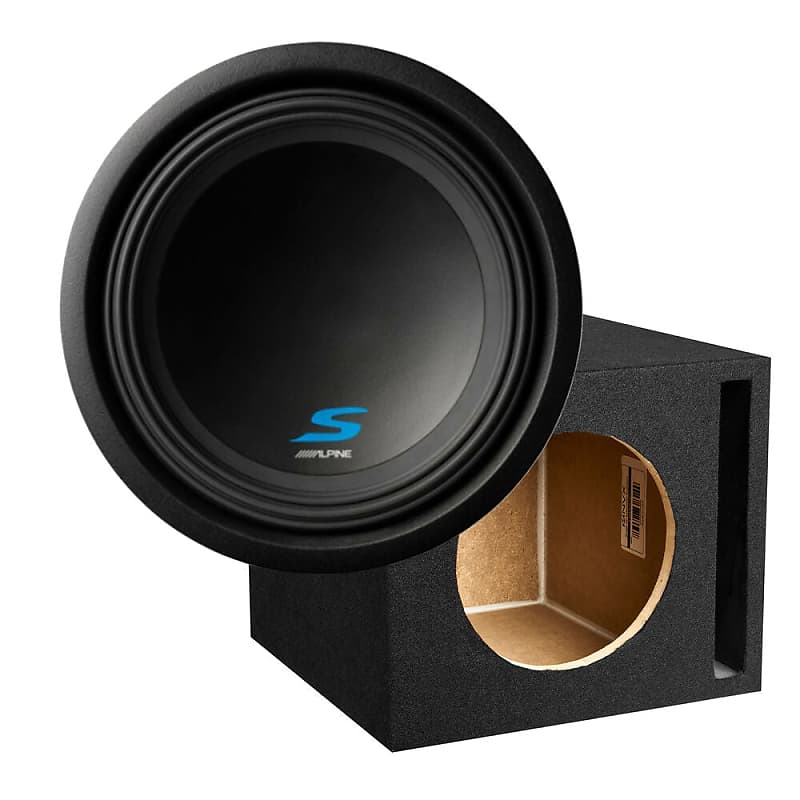 Alpine S-W10D2 Car Subwoofer 1800W 10" Dual 2 Ohm Car | Reverb