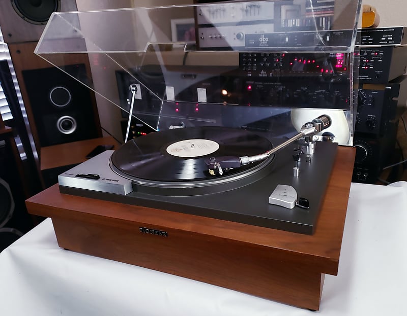 Vintage Pioneer PL-41 Belt Drive Vintage Turntable W/ Shure | Reverb