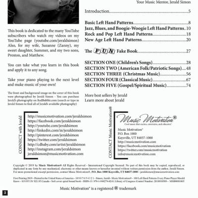 100 Left Hand Patterns Every Piano Player Should Know, Spiral | Reverb