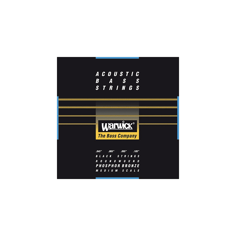 Warwick Black Label - Acoustic Bass Strings, 4-String Set | Reverb