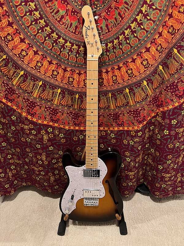 Fender MIJ Custom Thinline Telecaster - Left Handed 2017 | Reverb