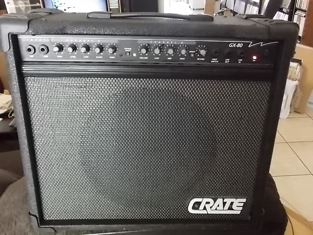 Crate GX-80 Guitar Amplifier / 12" Speaker / 2 Channels - 80 | Reverb