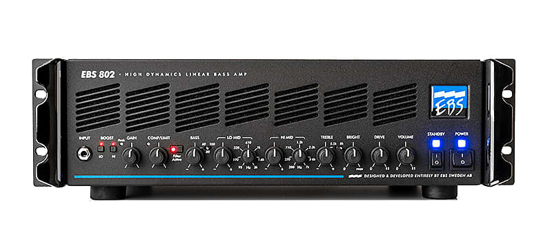 EBS 802 HIGH DYNAMICS LINEAR BASS AMPLIFIER | Reverb