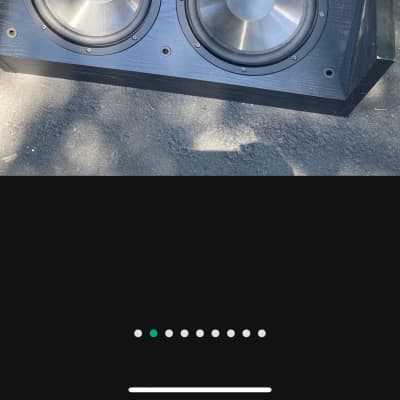 Infinity dual subwoofer Ssw210 - Black | Reverb