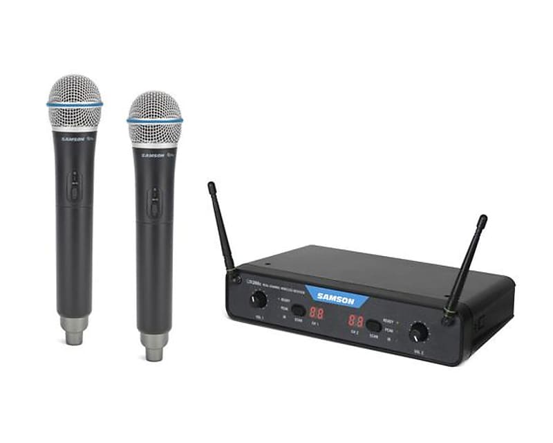 Samson SWC288XHQ8-D Wireless Handheld System with (2) Q8x | Reverb