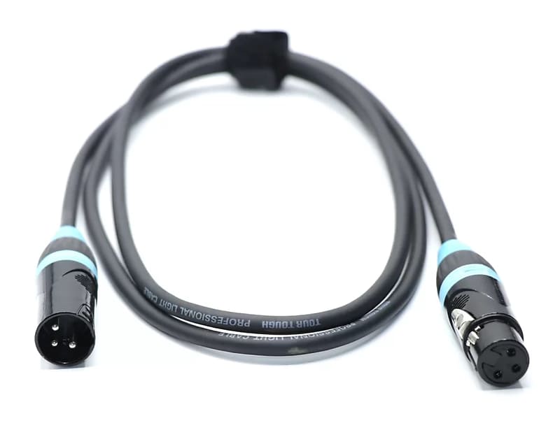 Tour Tough DMX003 3" DMX Cable w/ Heaven Blue Ring | Reverb