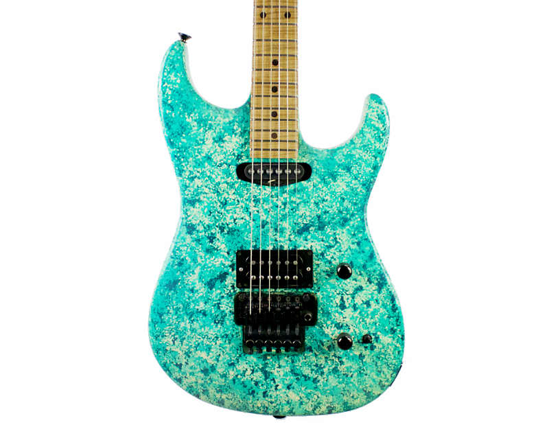 Music Works Rare Super Strat Jim Foote 1980's Sponge Green | Reverb