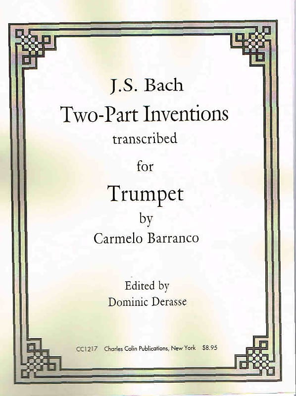 J.S. Bach Two-Part Inventions Transcribed for Trumpet by | Reverb
