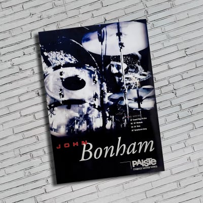 PAISTE CYMBALS LED ZEPPELIN JOHN BONHAM POSTER INSANELY RARE | Reverb
