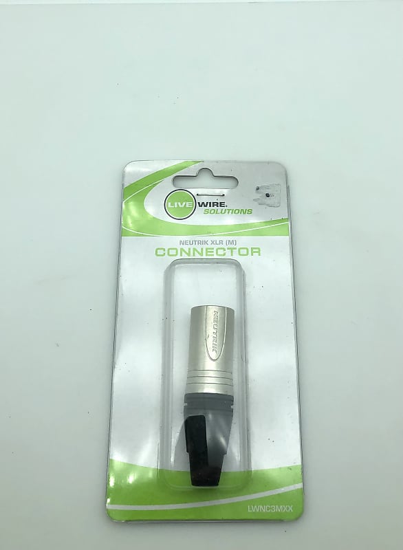 Live Wire Neutrik XLR (M) Connector | Reverb