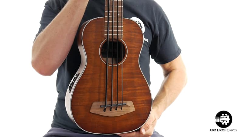 Kala Exotic Mahogany U Bass® Ubass Em Fs Burnt Ends Reverb
