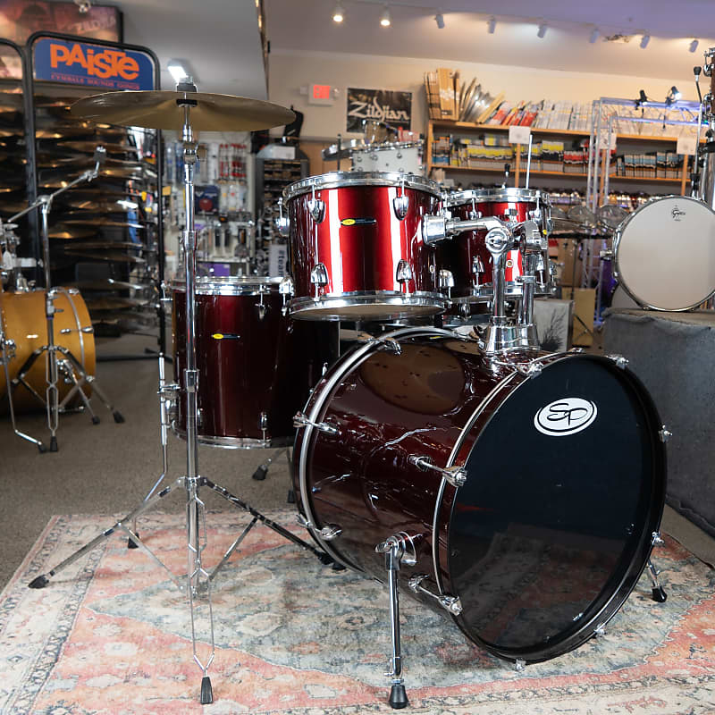Sound Percussion 5pc Drum Kit w/ Cymbals and Hardware | Reverb